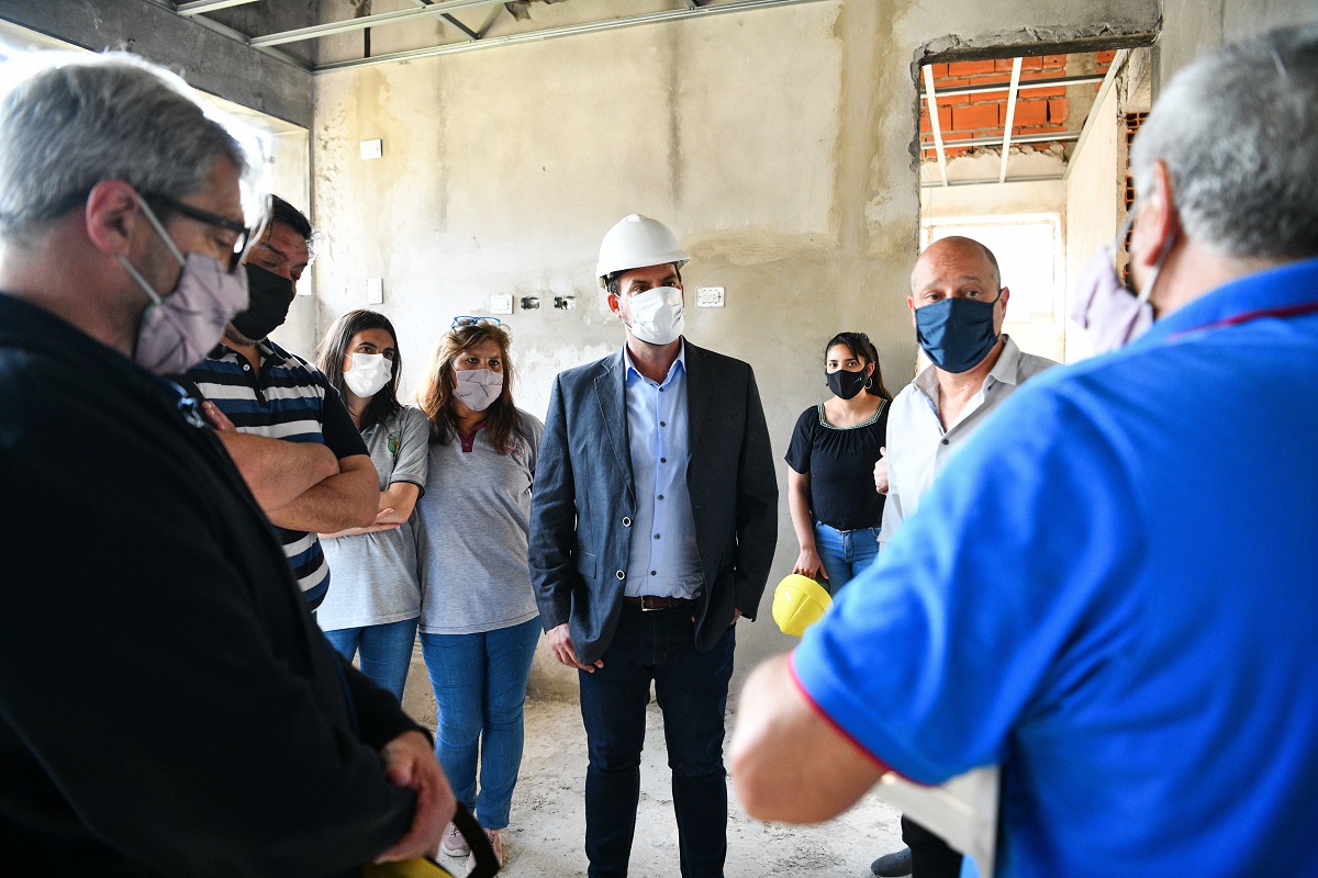 Avanza la construcción de la Escuela Secundaria N° 11 Avanza la construcción de la Escuela Secundaria N° 11
